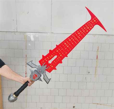 Doom Eternal Crucible Sword 3d Printed 3d Model 3d Printable Cgtrader