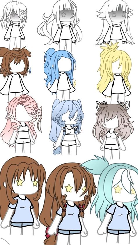 Gacha Life Hair Ideas