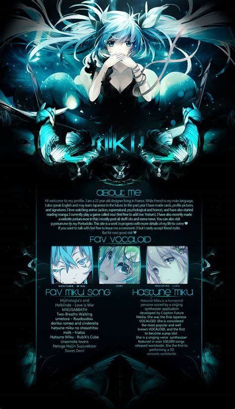 Miku Layout By Yorium On Deviantart