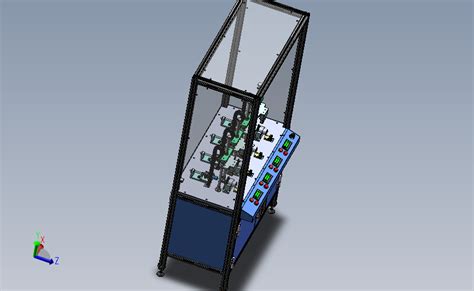 小型电机正反转测试设备sw20可编辑 solidworks 2020 模型图纸下载 懒石网