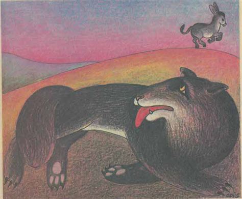 El Asno Y El Lobo Español Lecturas Generación 1988 Grado 2°