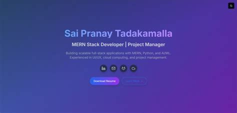 portfoliolaunch vercel reactjs mernstack ai cloudcomputing… sai