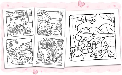 Cozy Days Coloring Book Coco Wyo