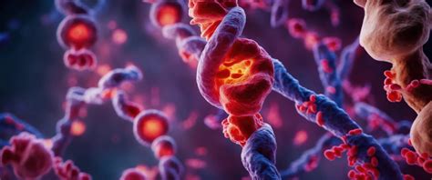 An Immunofluorescence Image Showcasing Vibrant Cellular Structures In Detail Premium Ai