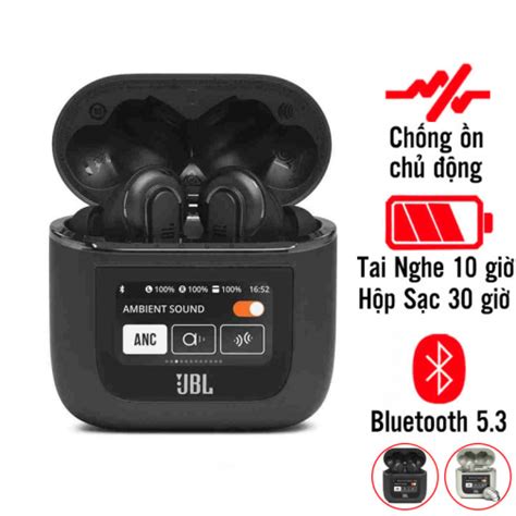 Tai nghe JBL Tour PRO 2 Pin 40h Màn LED Cảm Ứng