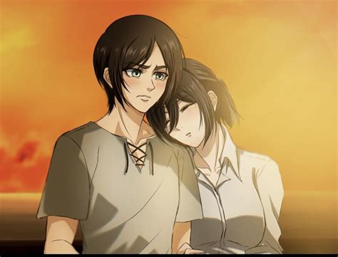 Pin On N I Dung T I L U In Eren And Mikasa Eremika Anime