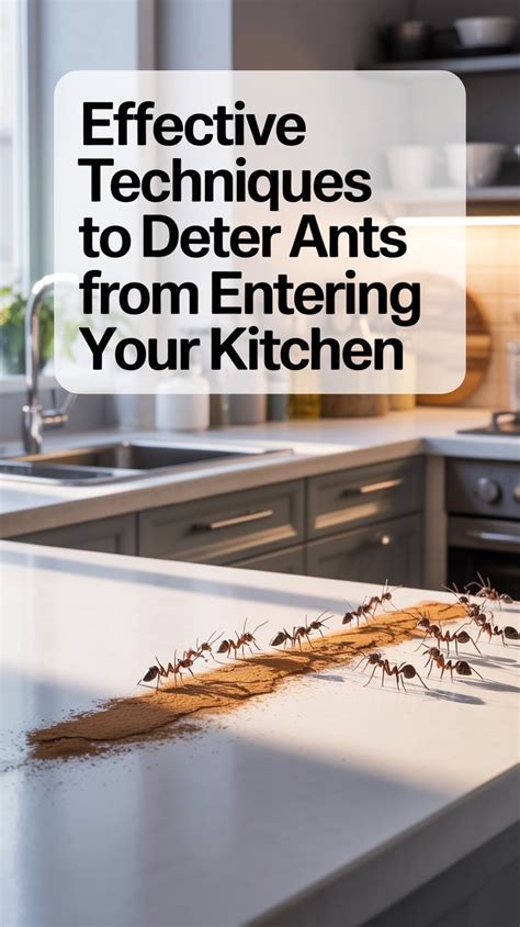 Effective Techniques To Deter Ants From Entering Your Kitchen