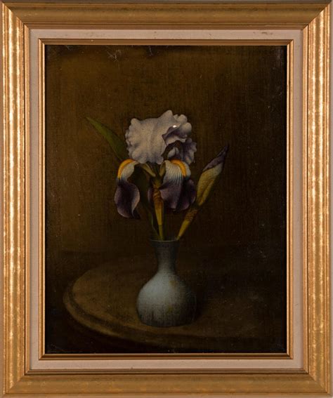 Unknown Antique American School Classical Realist Flower Still Life