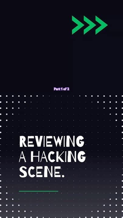 Most Accurate Hacking Scene Part 1 Of 2 Cybersecurity Computerscience It Youtube