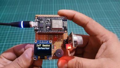 IoT Smoke Gas Detector Using ESP8266 Blynk