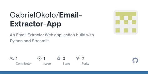 Github Gabrielokoloemail Extractor App An Email Extractor Web