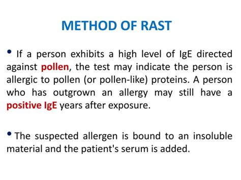 Radio Allergosorbent Test Rast Pptx