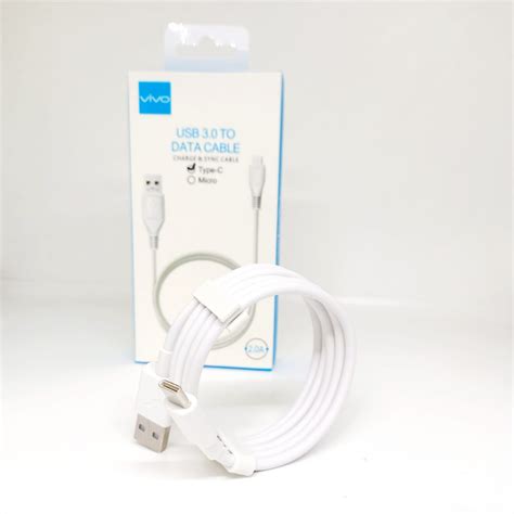 Vivo V W Fast Charging Data Cable Turbo Dual Engine For All Smartphone Original Vivo Data