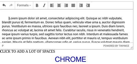 Version 4 7 7 Editor Bug In Firefox Only A Lot Of Spaces Creates An Endless Document In A