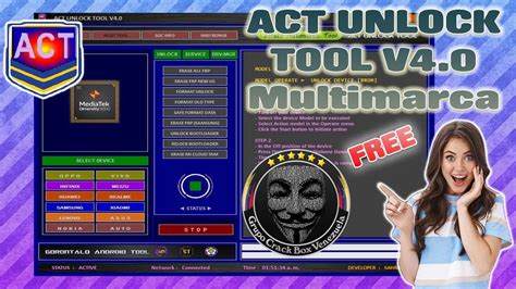 Review A La Nueva Actualización De Act Unlock Tool V40 Multimarca