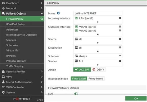 Technical Tip Configure Isp Failover Using Defaul Fortinet Community