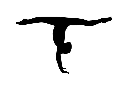 Handstand Splits Silhouette