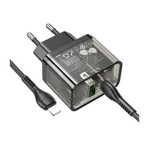 خرید شارژر دیواری 20 وات هوکو Hoco N34 Pd Wall Charger With Lightning