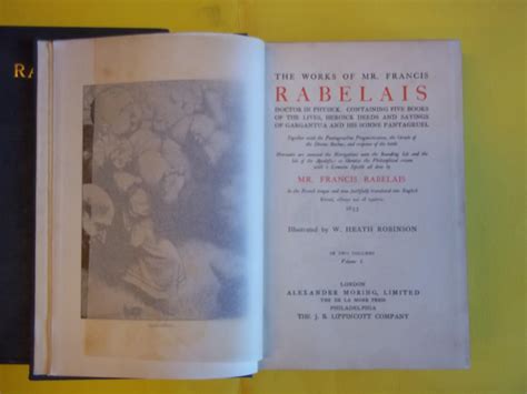 The Works Of Mr Francis Rabelais Illustrated By W Heath Robinson In