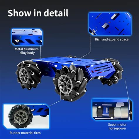 Smart Robot Chassis Mecanum Wheel Chassis 97mm Qatar Ubuy