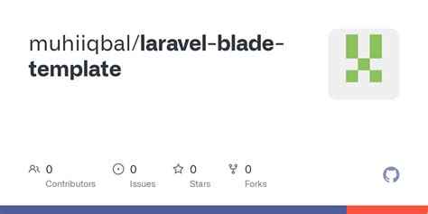 GitHub Muhiiqbal Laravel Blade Template