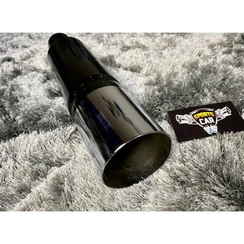 Abafador Jk Esportivo Universal Ponteira Reta Cromada 3 Polegadas Shopee Brasil