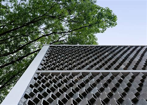 Hollow Concrete Blocks Add Texture To Student Shower Block In Shanghai