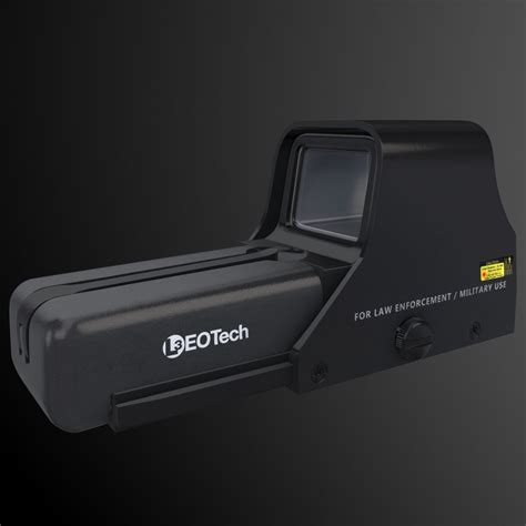 Eotech 552 Holografik Görüş 3d Model 39 Max Dae 3ds Obj Fbx Unknown Free3d