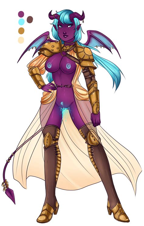 Rule 34 Armor Blue Eyes Blue Hair Horns Humanoid Lady Amaranthine