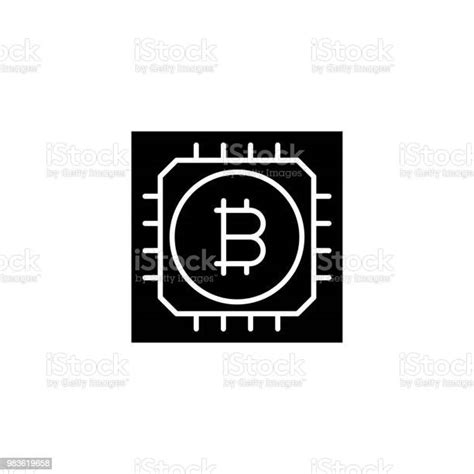 blockchain 기술 블랙 아이콘 개념입니다 blockchain 기술 평면 벡터 기호 기호 그림입니다 개념에 대한 스톡 벡터