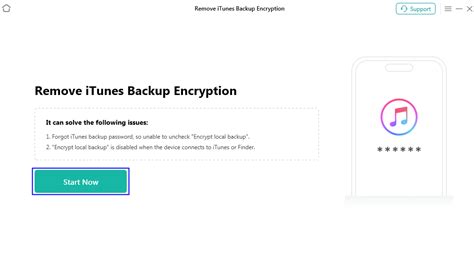 Anyunlock User Guide Remove Itunes Backup Encryption