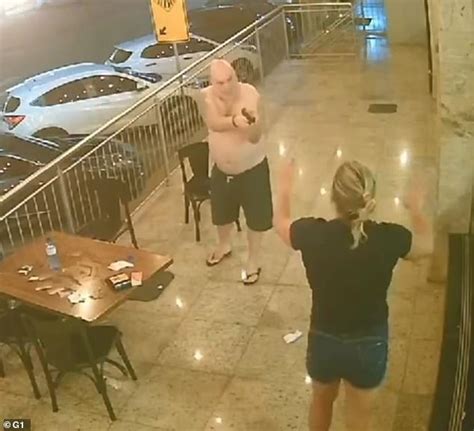 Disturbing moment shirtless cop slapped and then shot a police deputy who confronted him after ...