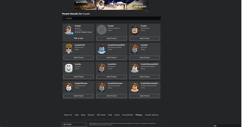 Additional Profiles Are Not Loading In The Search Website Bugs Developer Forum Roblox
