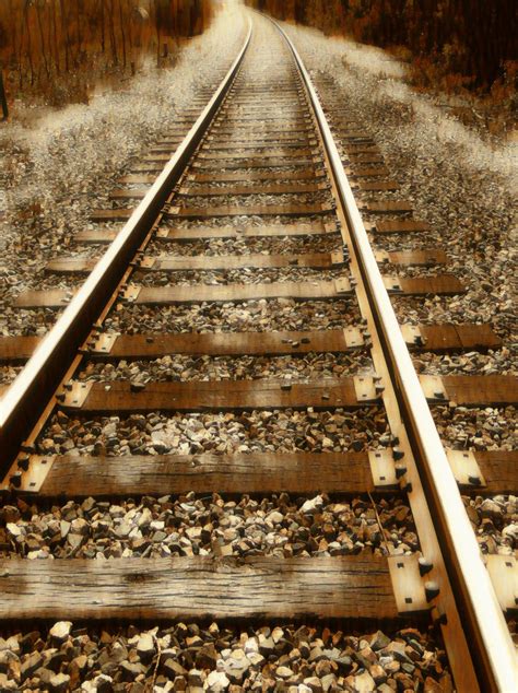 Railroad Tracks Art At Marisa Johnson Blog