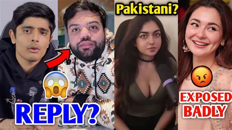 Omg 😳 Total Gaming Reply To Ducky Bhai 😱 Zara Dar Phd Hania Amir