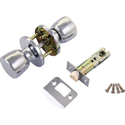 Era Passage Door Knob Set Chrome Toolstation