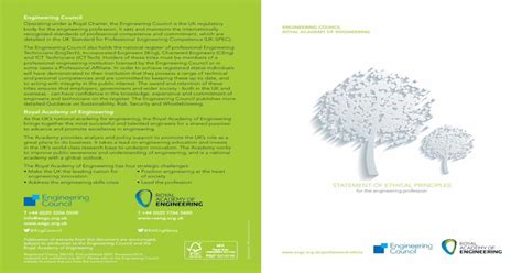 Pdf Statement Of Ethical Principles Engineering Council Dokumen Tips