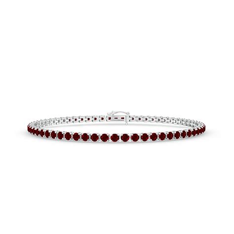 Shop Ruby Tennis Bracelets For Women Angara
