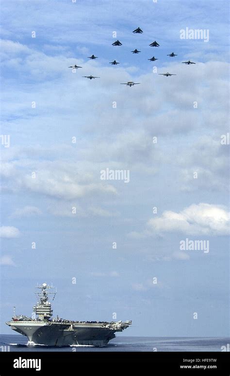 Aircraft From Carrier Air Wing 17 Cvw 17 Aboard Uss George Washington