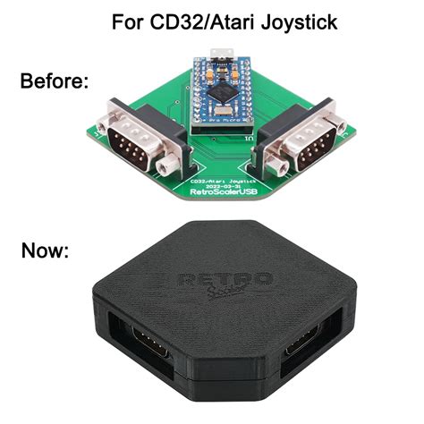 Cd32 Amiga C Atari Joysticks To Usb Adapter 