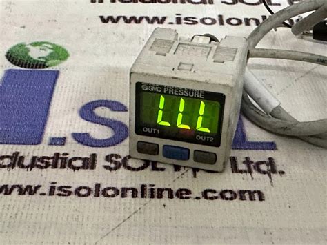 Smc Pse300 Pressure Sensor Controller Remote Type 12 24vdc 60ma Pse