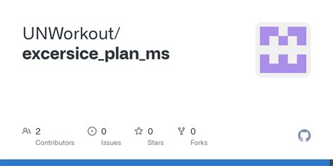 Github Unworkoutexcersiceplanms