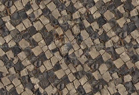 Street Paving Cobblestone Texture Seamless 07399