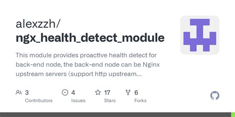 Github Alexzzhngxhealthdetectmodule This Module Provides Proactive Health Detect For Back