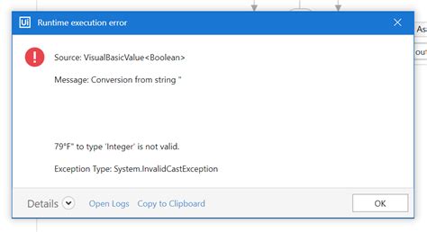 Runtime Execution Error New Studio Uipath Community Forum