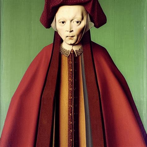 Jan Van Eyck Doll Digitale Afbeelding · Creative Fabrica