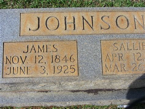 James Iva Johnson 1846 1925 Mémorial Find A Grave