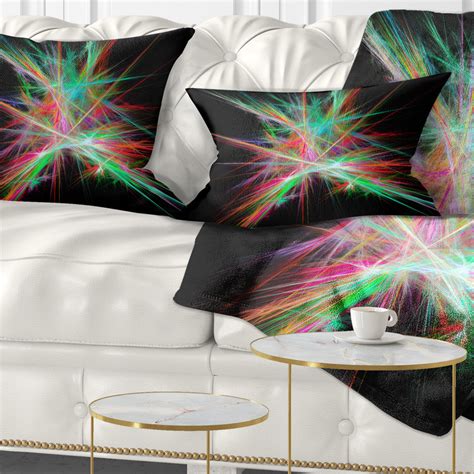 Design Art Abstract Spectrum Of Light Lumbar Pillow Wayfair Canada