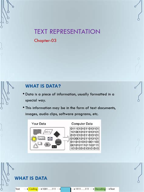 Chapter 3 Text Representation Pdf Byte Bit