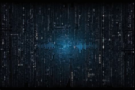 Premium Photo Technology Background Big Data Concept Binary Computer Code Vector Illustration